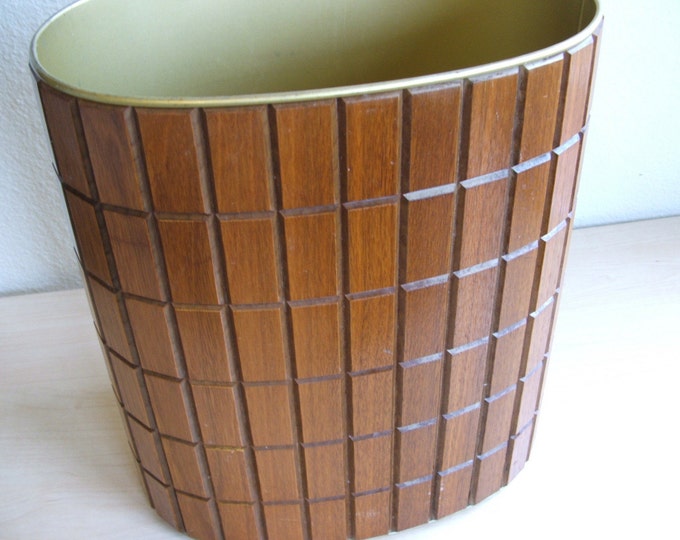 Walnut Trash Can - Etsy