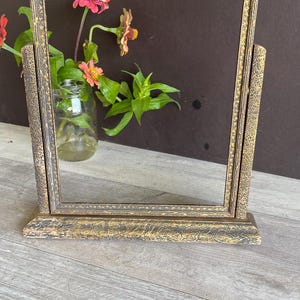 Vintage Tilt Picture Frame - Swinging Art Deco - Gold Wood - 8 X 10 - Etsy