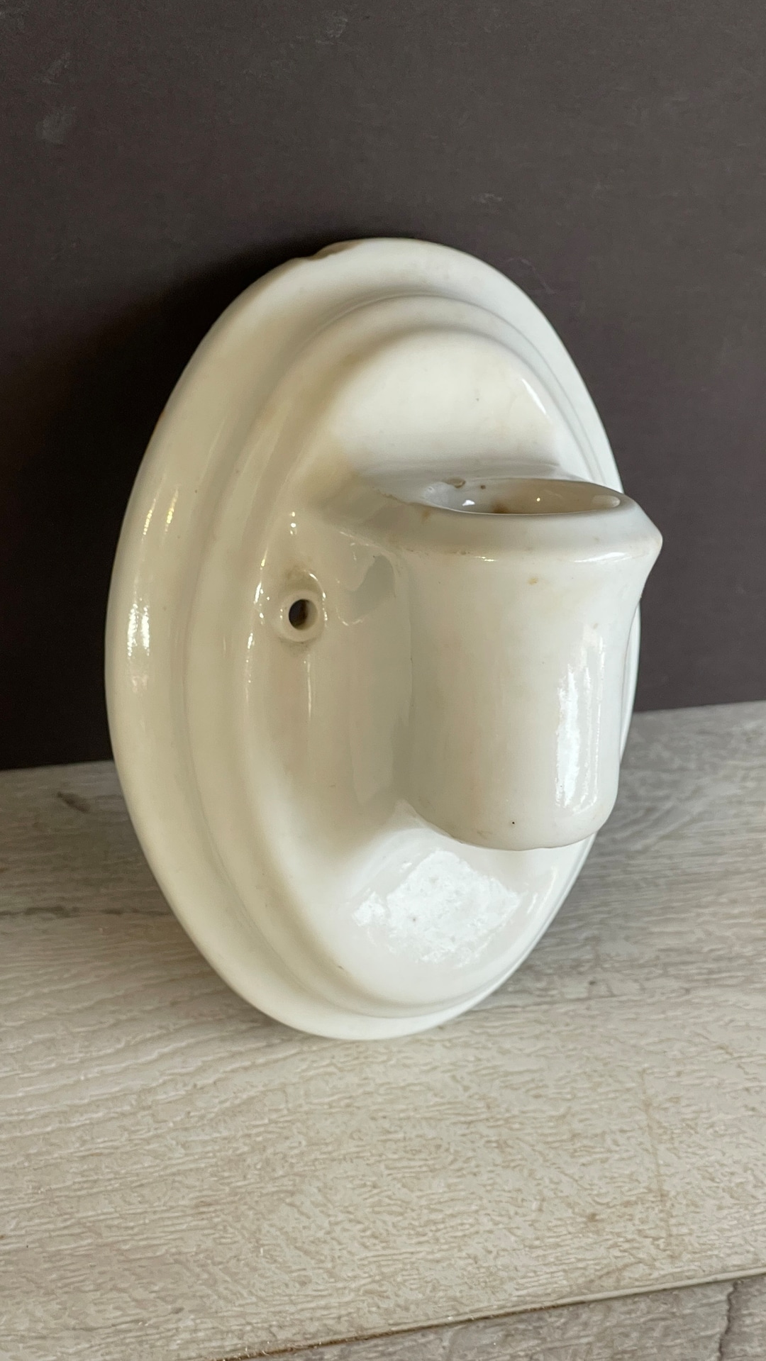 Vintage Porcelain Light Socket Fixture Wall Sconce Great for Upcycling ...