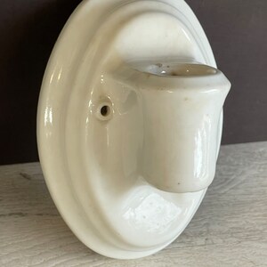 Vintage Porcelain Light Socket Fixture Wall Sconce Great for Upcycling ...