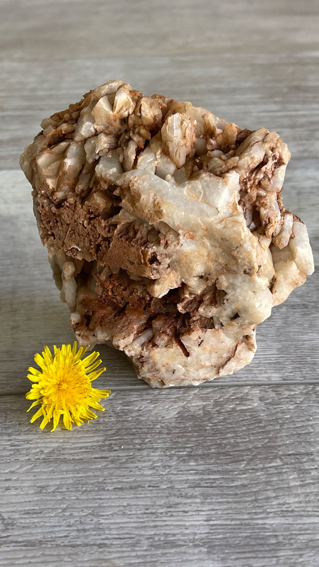 Vintage Rock Collection: Raw Calcite Crystals Granite? Sparkles - Etsy