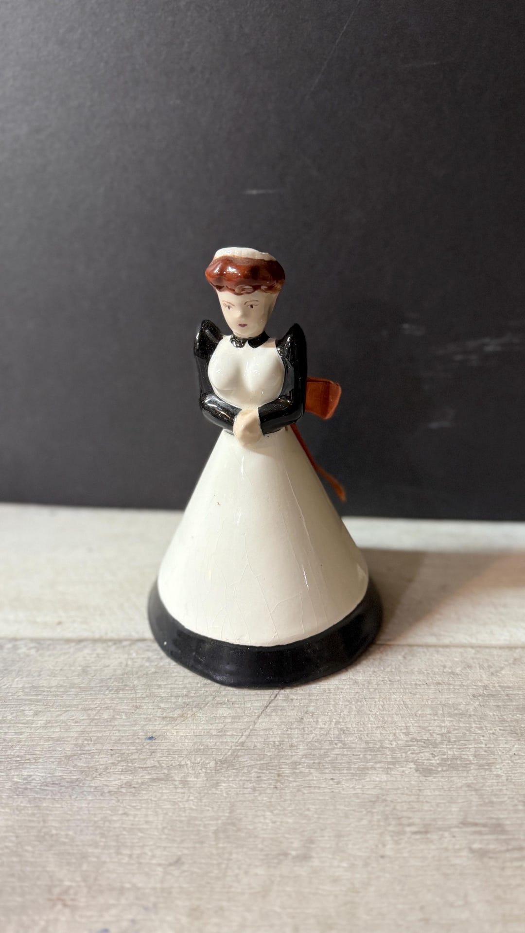 Vintage Figural Bell - Ceramic as is Governess Maid Housekeeper - Etsy