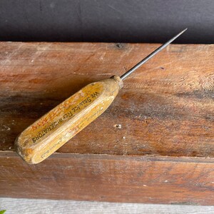 Vintage Advertising Ice Pick - Associated Ice Distributors - 1920s/30s ...
