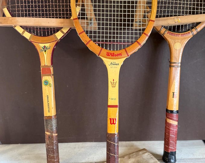 Vintage Rackets Wall Art Gallery Wall - Etsy