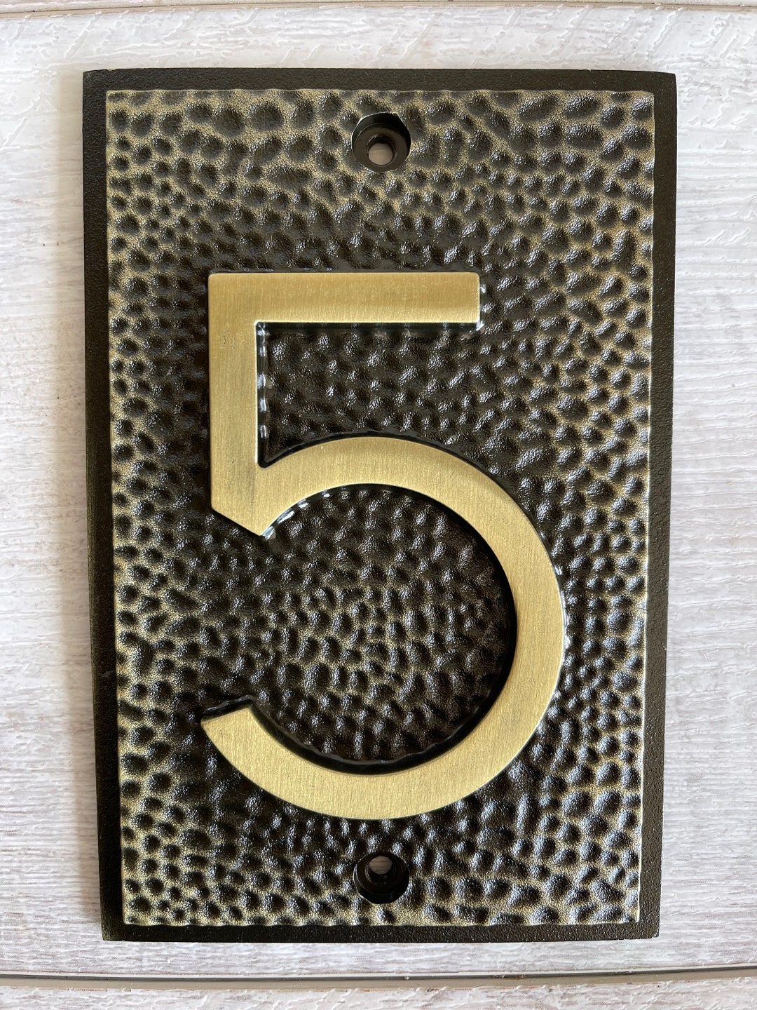 Vintage House Numbers Frank Lloyd Wright Bronze - Choice 5 - Etsy