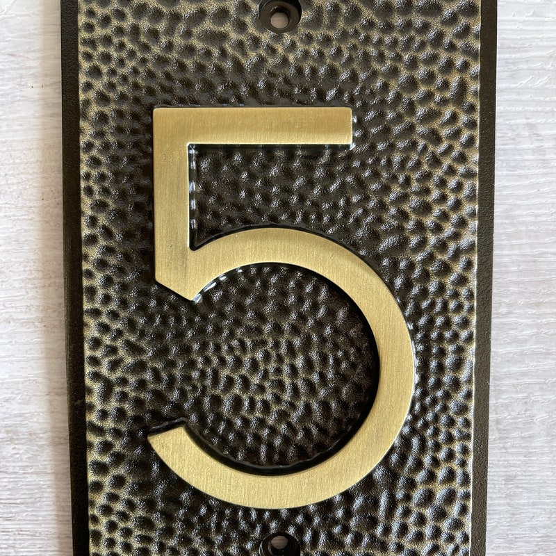 Craftsman House Numbers - Etsy