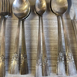 Antique "artistic" Silver Flatware Replacement Silverplated Lot 9 ...