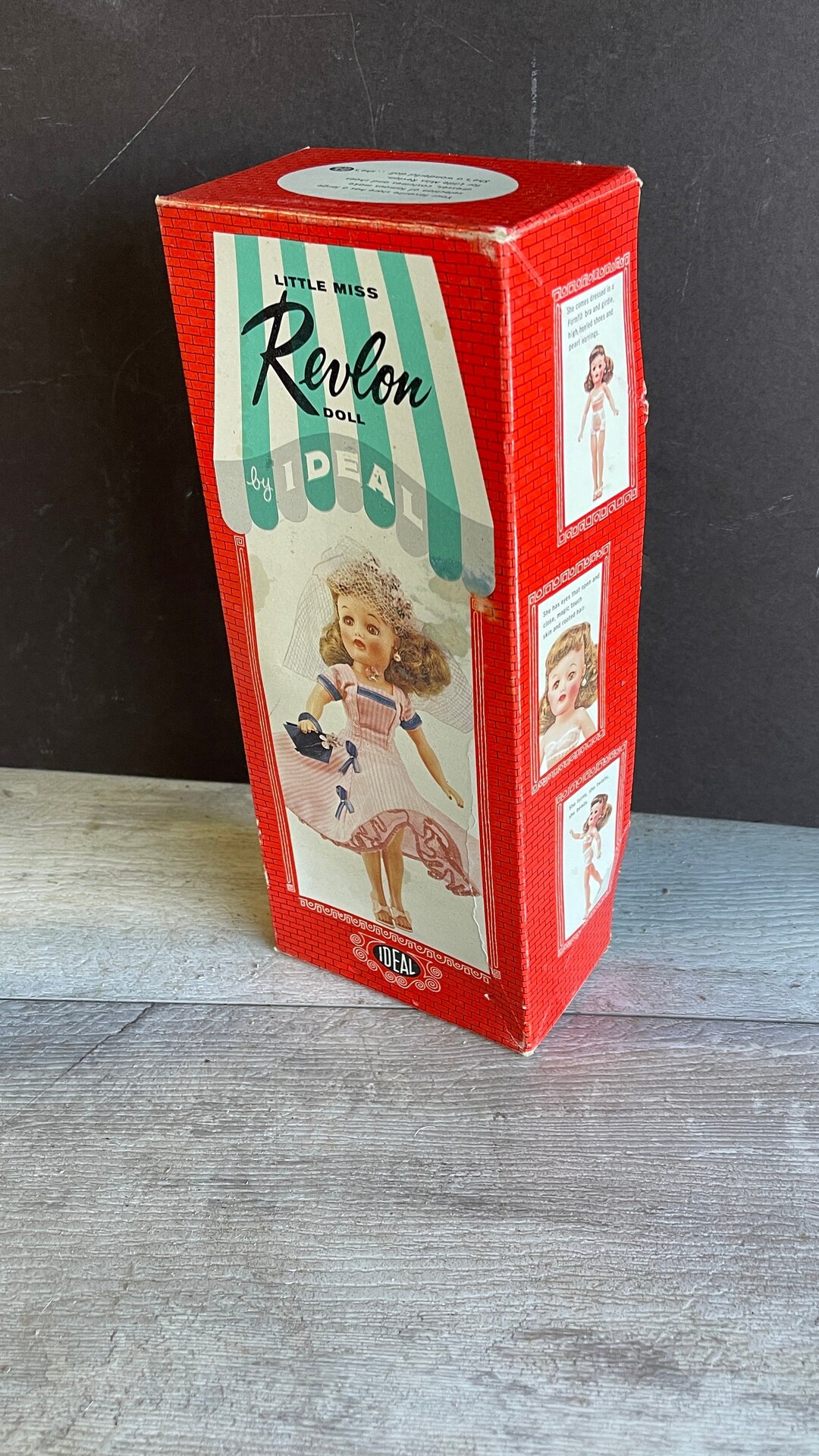 Vintage Little Miss Revlon Doll Box Only Ideal Pony Tail, Blonde, C ...