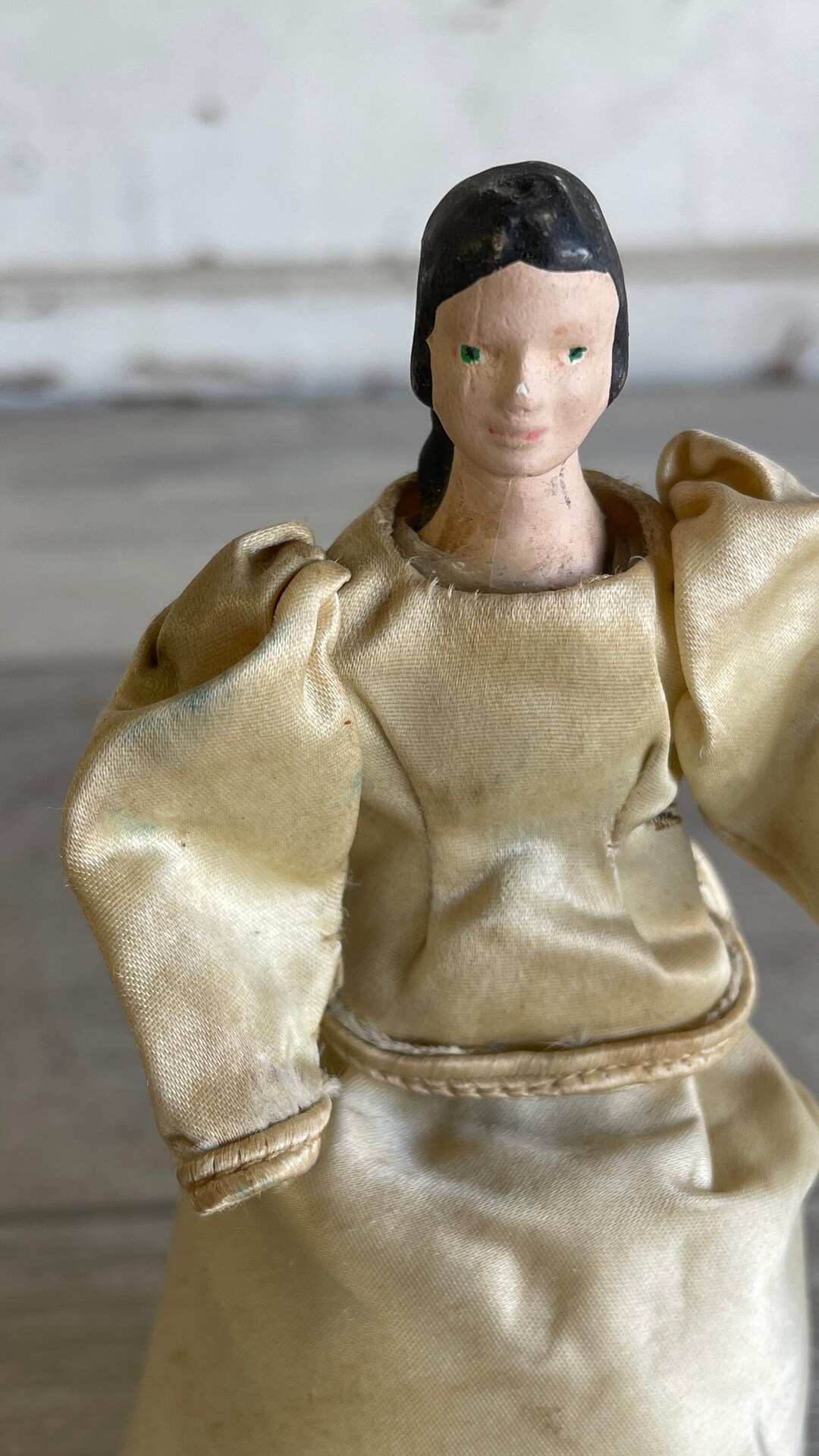 Vintage Half Doll - Pincushion -chalkware Doll - as Is - Etsy