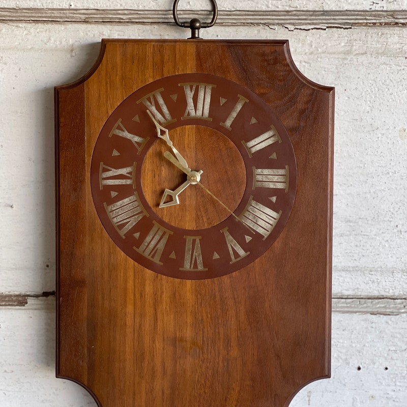 Leather Wall Clock - Etsy
