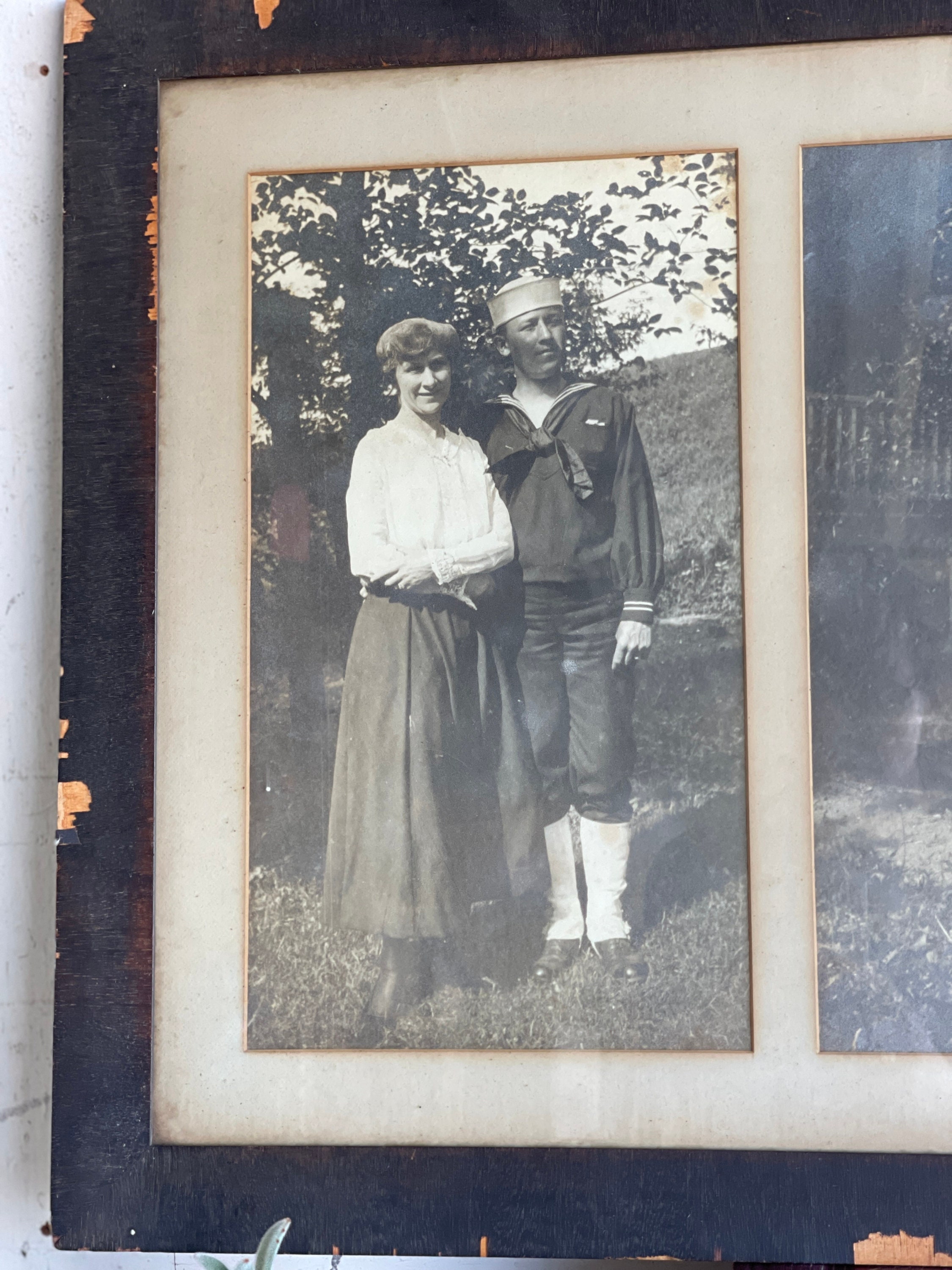 Antique WW1 Navy Sailor Photo Collage: 1918 Thompson Family - Etsy