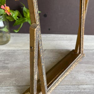 Vintage Tilt Picture Frame - Swinging Art Deco - Gold Wood - 8 X 10 - Etsy