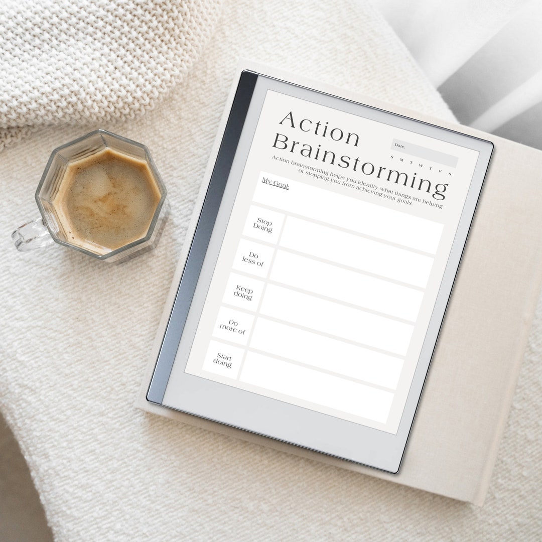 Remarkable 2 Template for Brainstorming | Remarkable Action ...