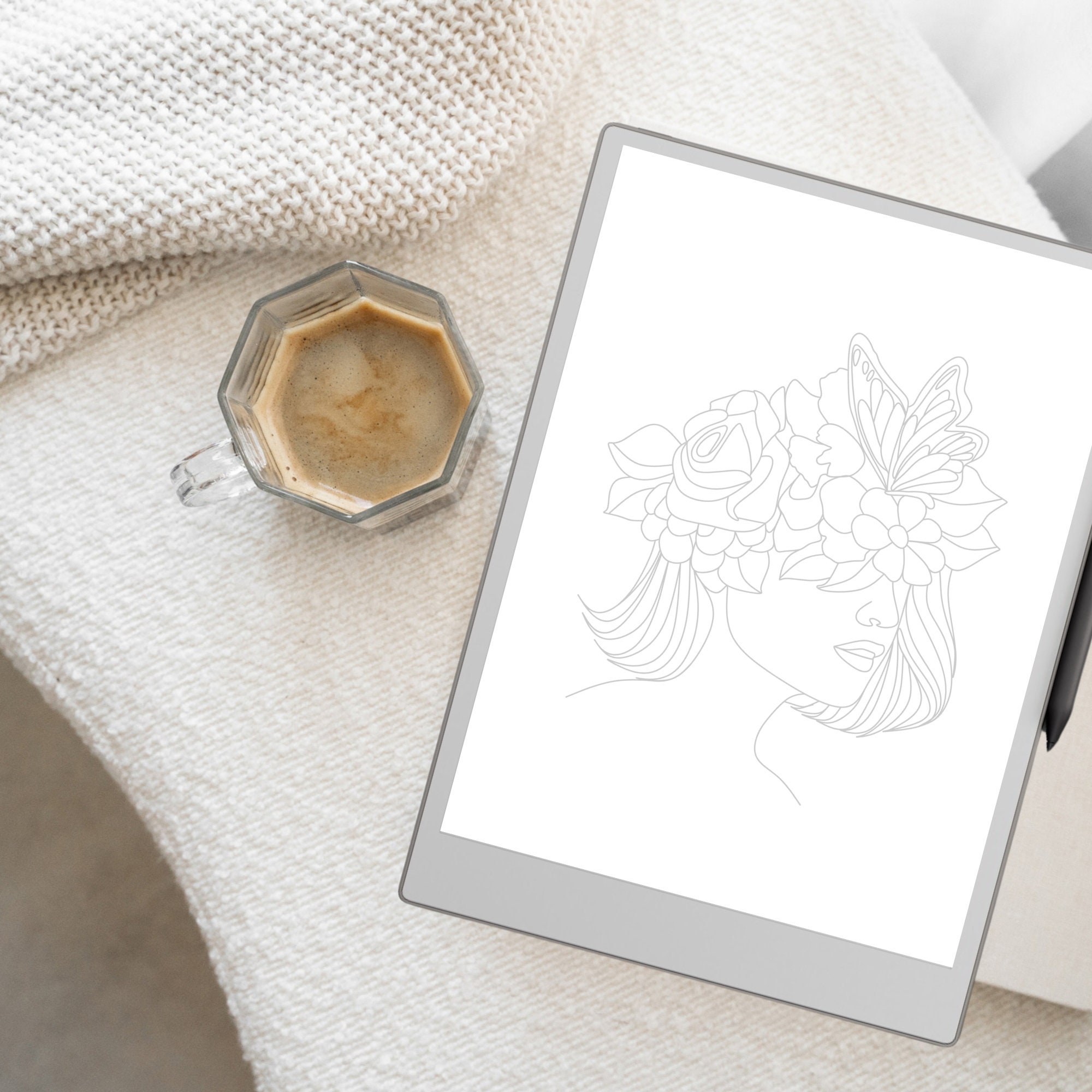 Tracing Book Remarkable With Illustrations of Woman - Mindfulness on ...