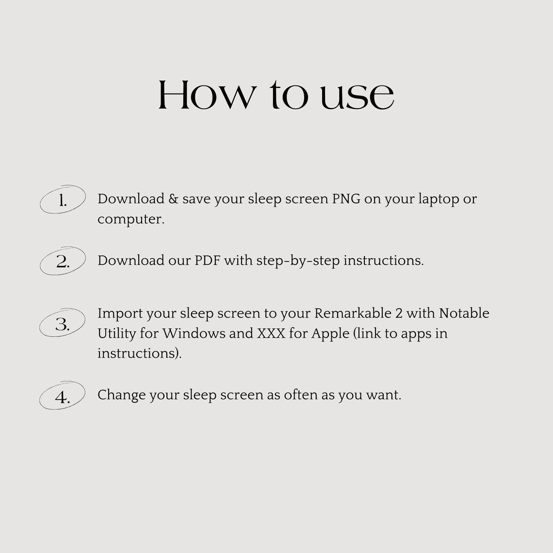 Aesthetic Sleep Screen Remarkable 2 Template With Motivational Quote ...