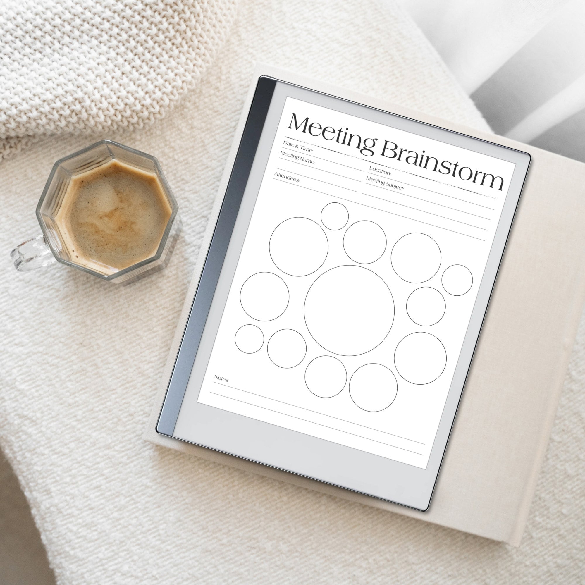 Remarkable 2 Brainstorm Template Remarkable Efficiency Template for ...