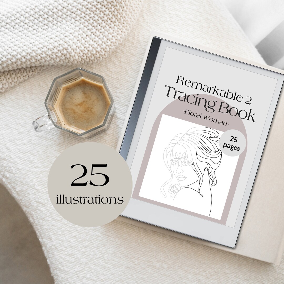 Tracing Book Remarkable With Illustrations of Women - Mindfulness on ...