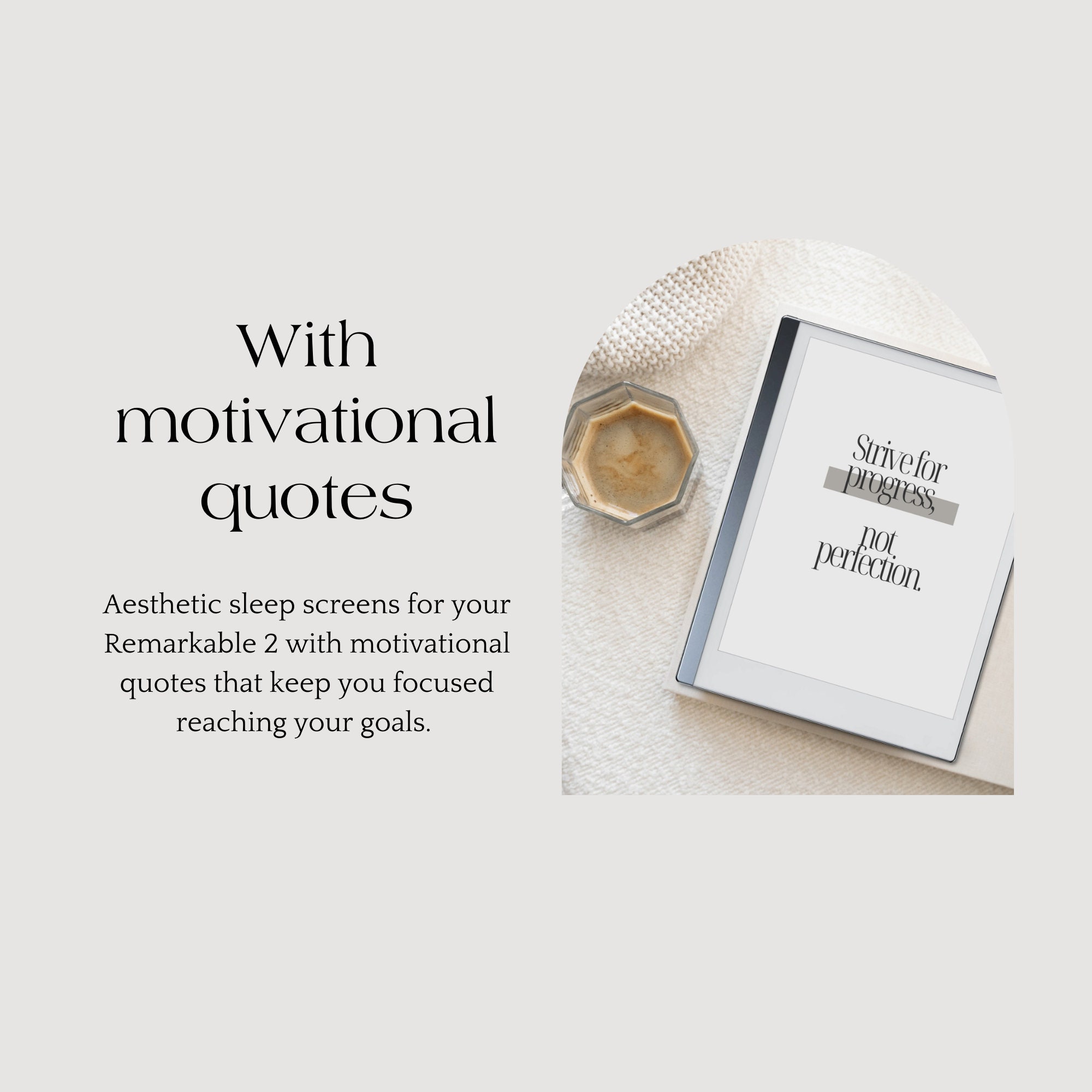 Remarkable Motivational Sleep Screen Template | Remarkable Custom Lock ...