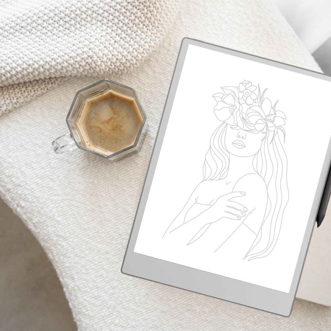 Tracing Book Remarkable With Illustrations of Woman - Mindfulness on ...