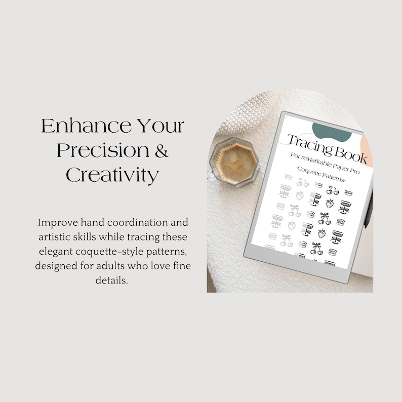 Coquette Tracing Book - Beach Patterns for Remarkable Paper Pro (PDF ...