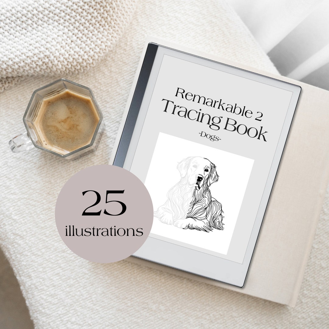 Remarkable Tracing Book - Dog | Mindfulness on Remarkable 2 Drawing ...