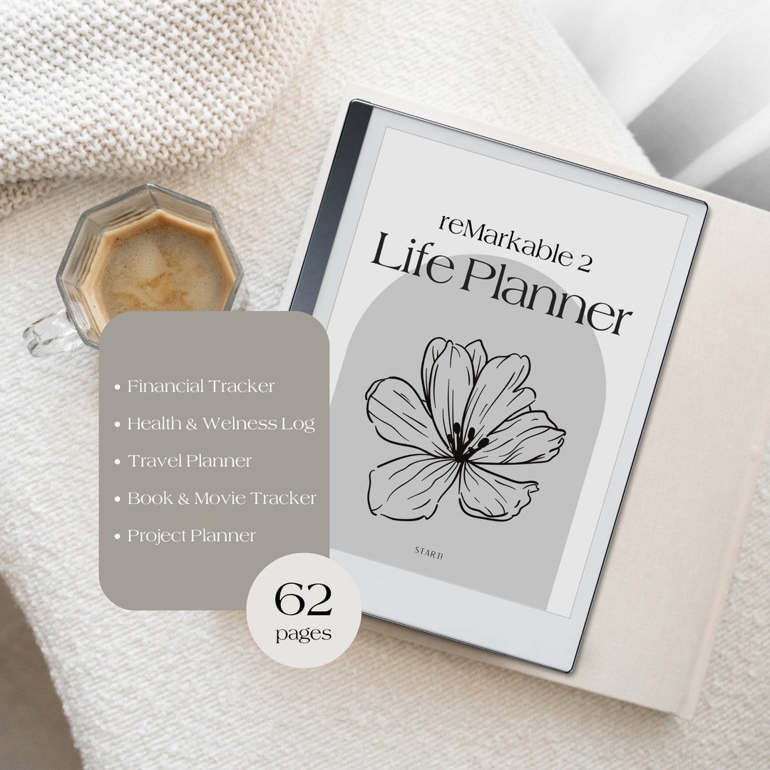 Remarkable 2 Template Life Planner With Finance Tracker, Project ...