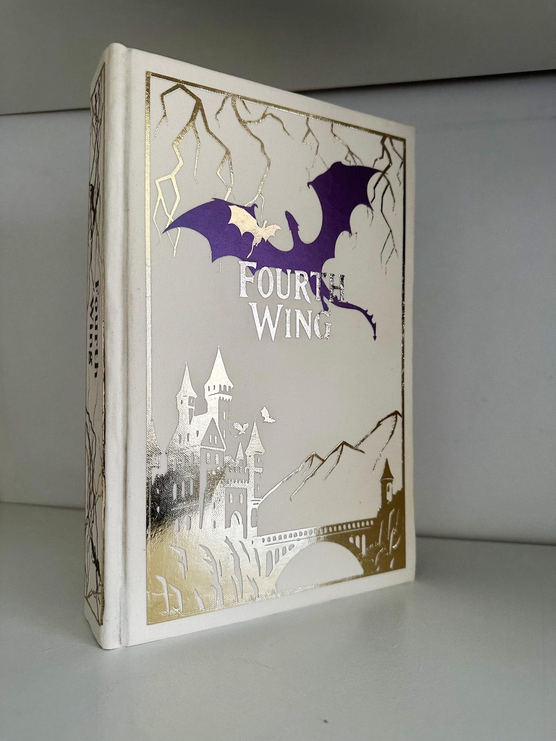 Fourth Wing | Hardcover Rebind Special Edition With Splayed Edges | Rebecca Yarros - Etsy