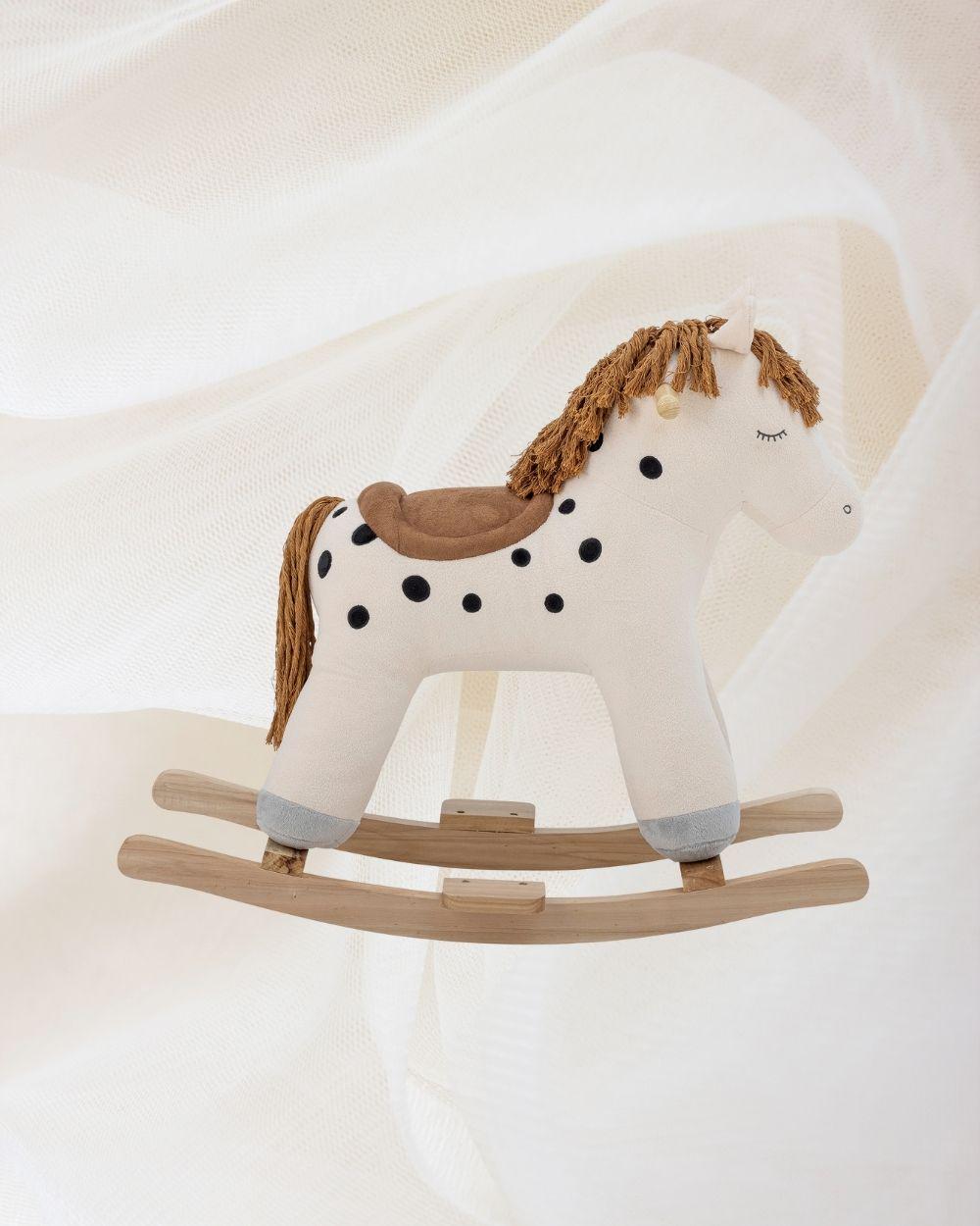 Cuddly Horse Rocking Toy, Big Plush Decor, Soft Animal Decoration, Cute ...