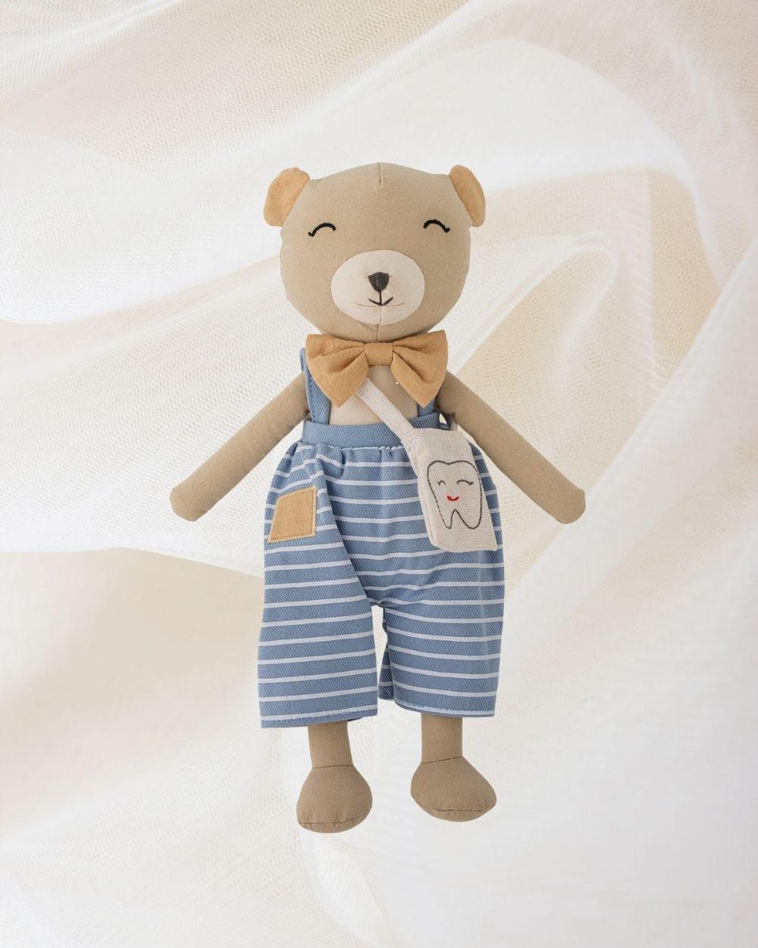 Tooth Fairy Teddy Bear, Cuddly Plush Toy, Bedtime Buddy, Toothy Fairy ...