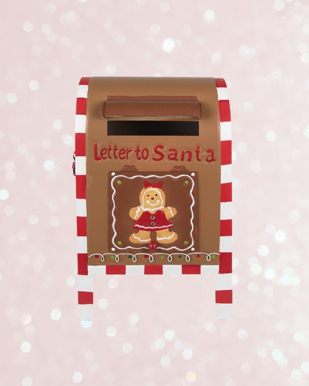 Letters to Santa Christmas Letter Box, Gingerbread Decor, Mailbox, Kid ...