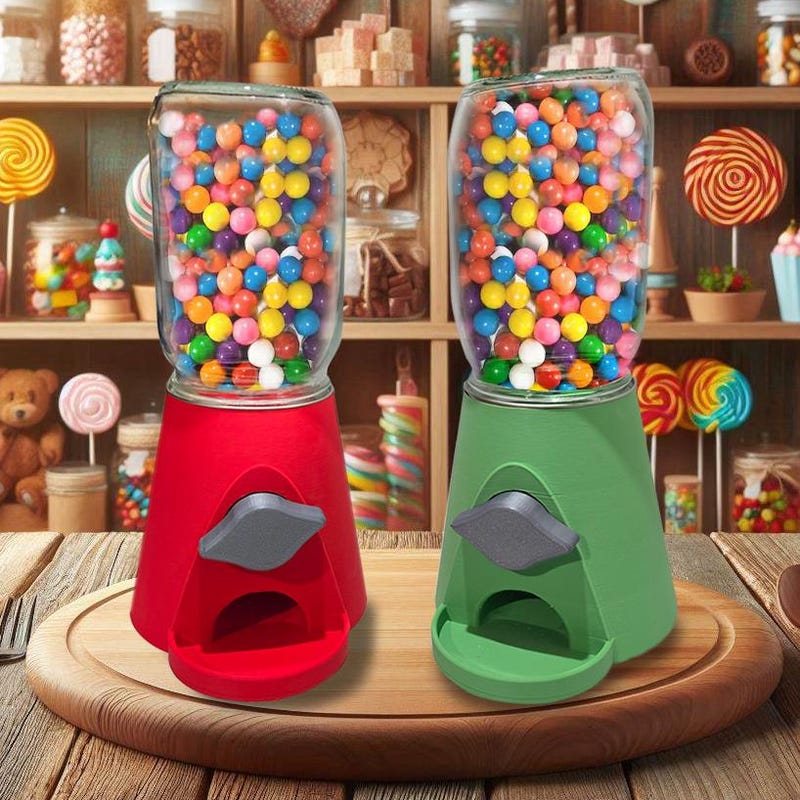3d Printed Candy Dispensers - Etsy