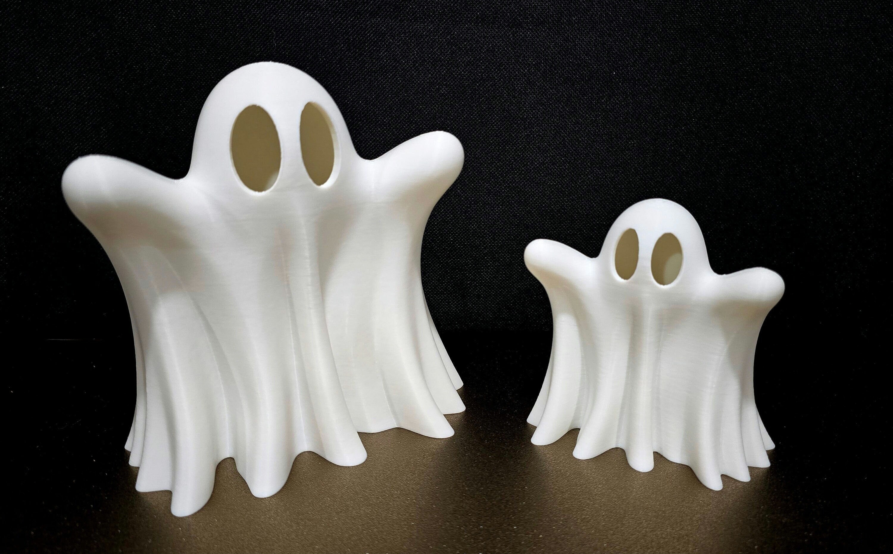 3D Printed Glow Ghost With Included Tea Light Candle - Etsy