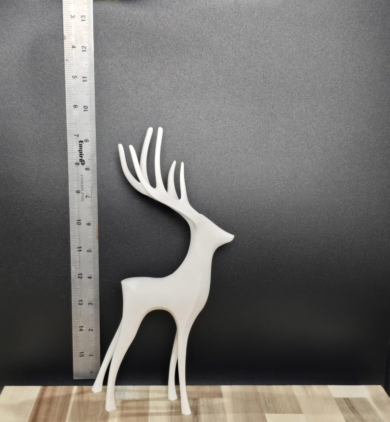 3D Printed Buck & Doe Deer Sculptures - Etsy