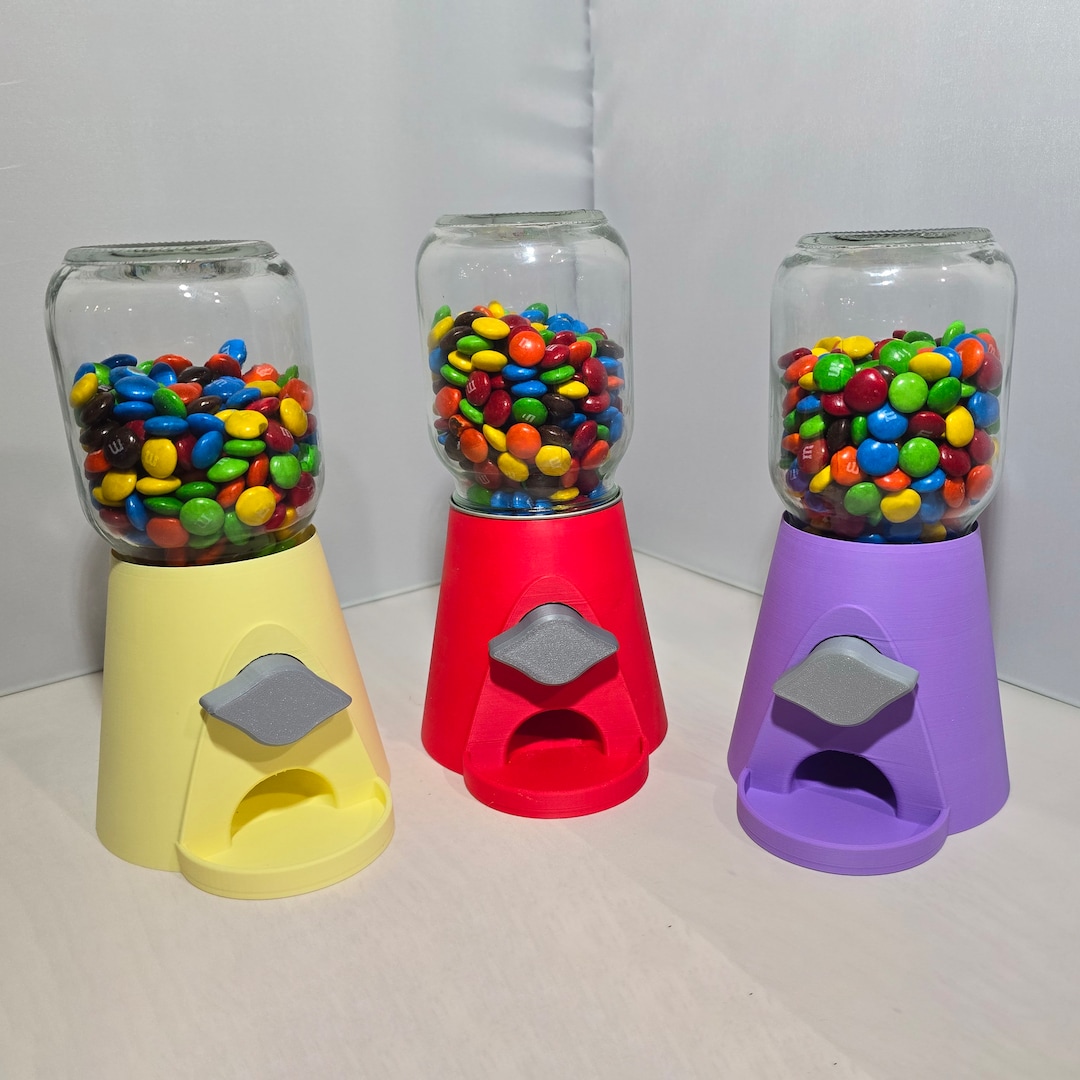 3D Printed Candy Dispenser Includes 16oz Mason Jar - Etsy