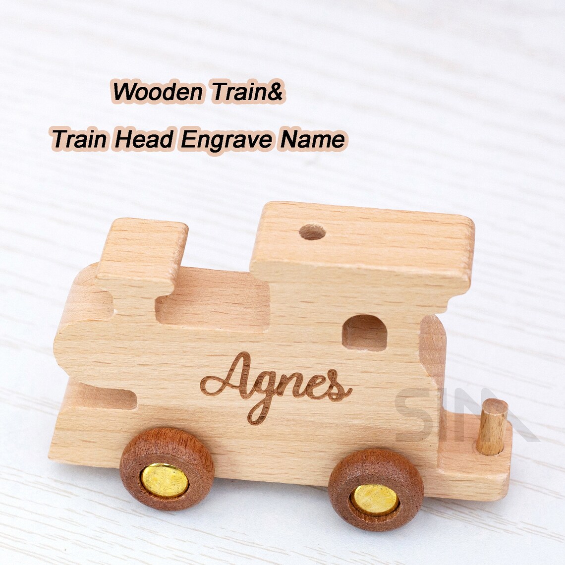Personalized Baby Train Toys, Wooden Name Alphabet Train, Train Set ...