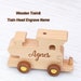 Personalized Baby Train Toys, Wooden Name Alphabet Train, Train Set ...