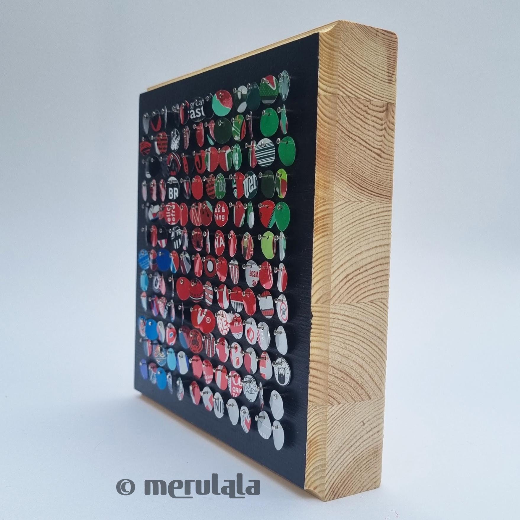 Blikvanger: 'x' Upcycled Can Picture/ Can Mosaic/pop Soda Can Artwork ...