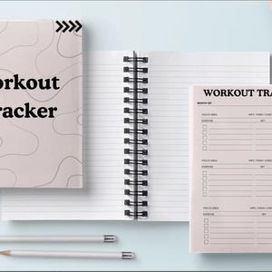 Printable Workout Tracker | 30 Day Workout- Challenge| Fitness Journal ...
