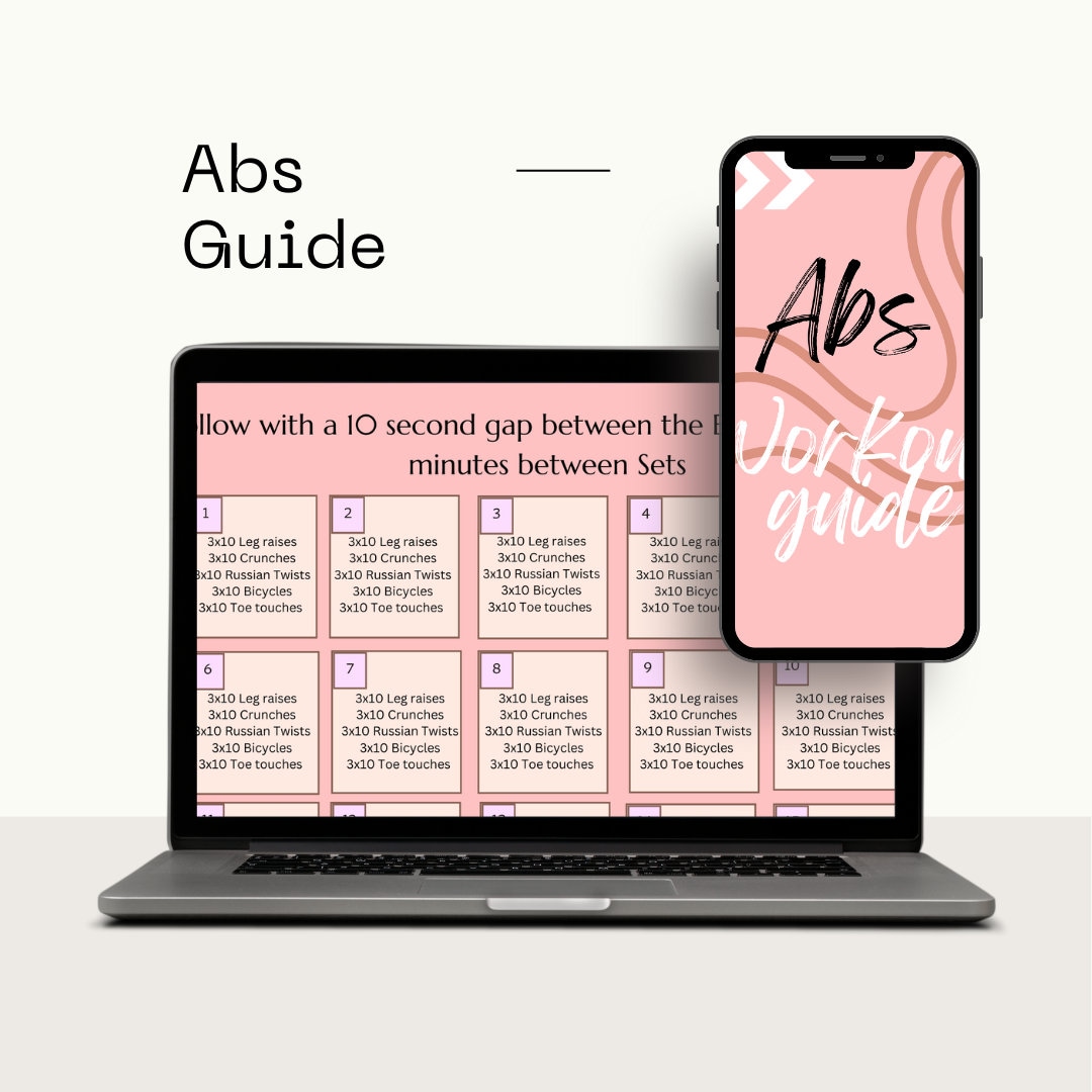 Ultimate 30-day Ab Workout Guide: Printable Exercise Planner & Tracker ...