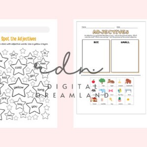 Printable Activity About Adjectives for Kids, 10 Activities for Your ...