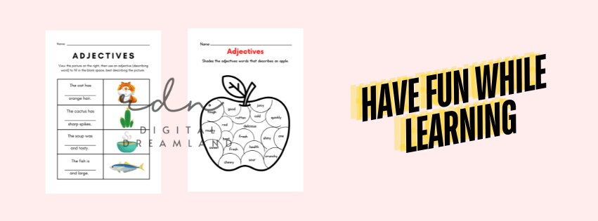 Printable Activity About Adjectives for Kids, 10 Activities for Your ...