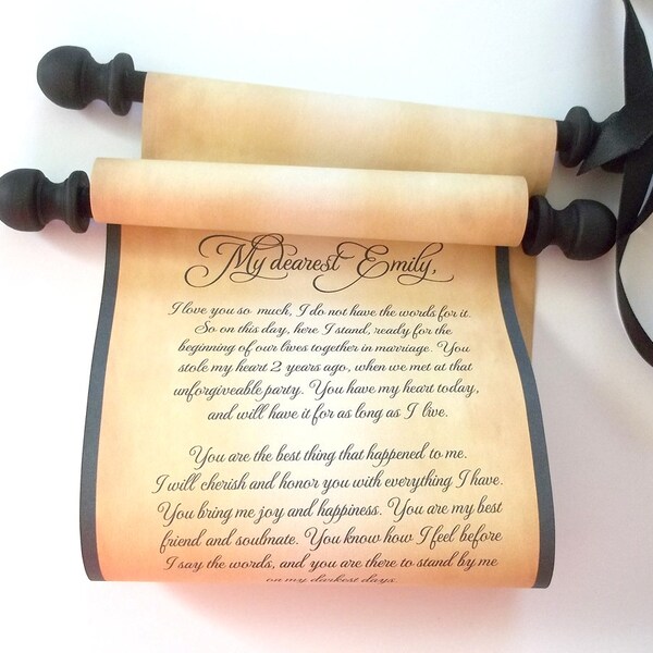 Wedding Scroll - Etsy