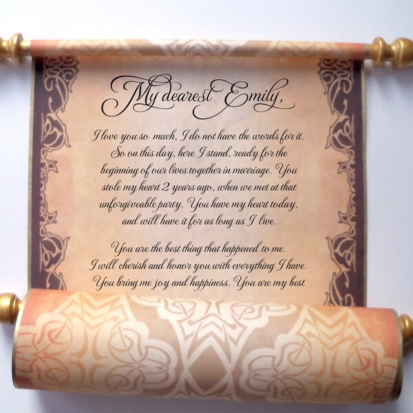 Parchment Scroll - Etsy