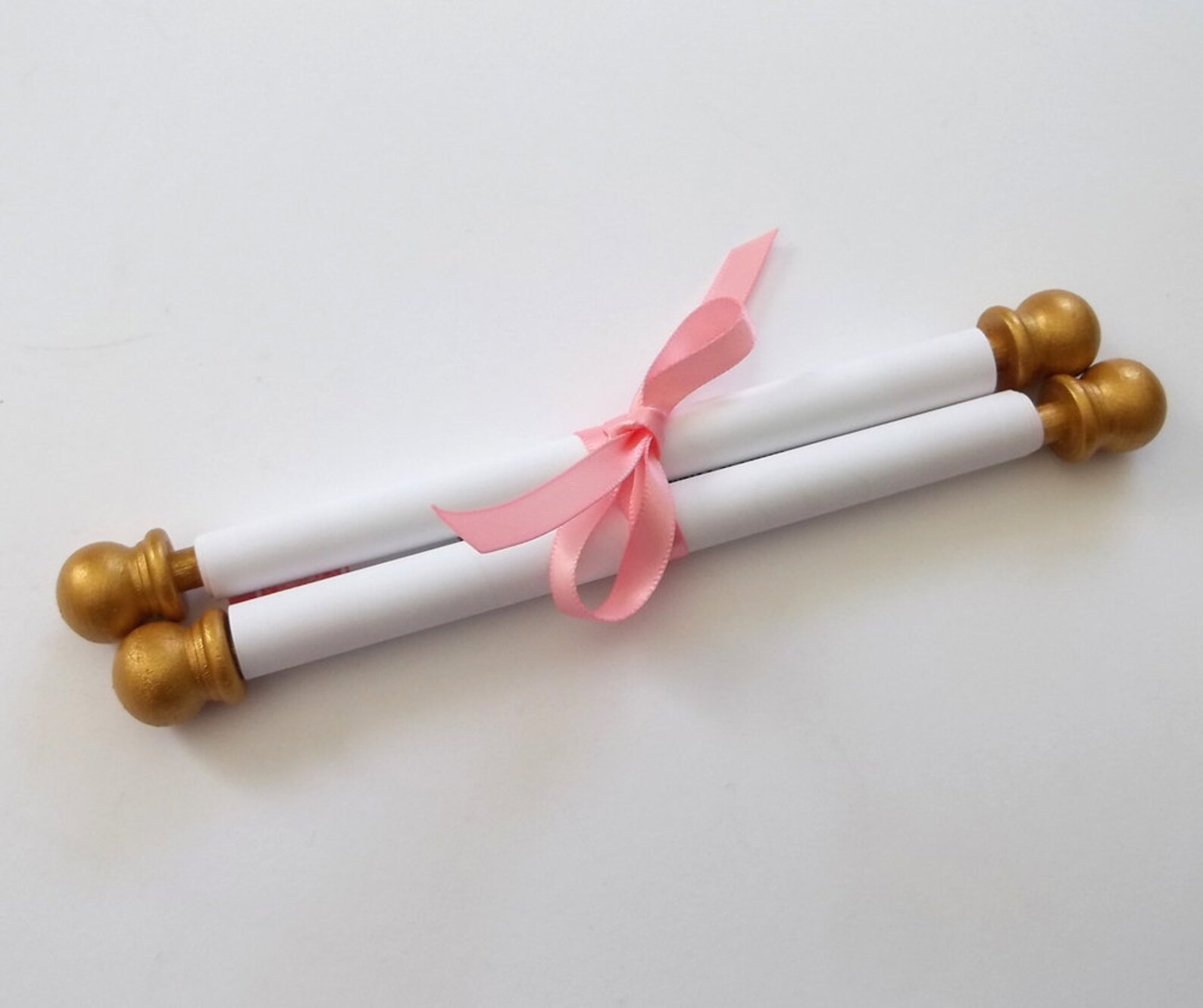 Royal Princess Invitation Scrolls in Pink and Gold Set of 10 - Etsy