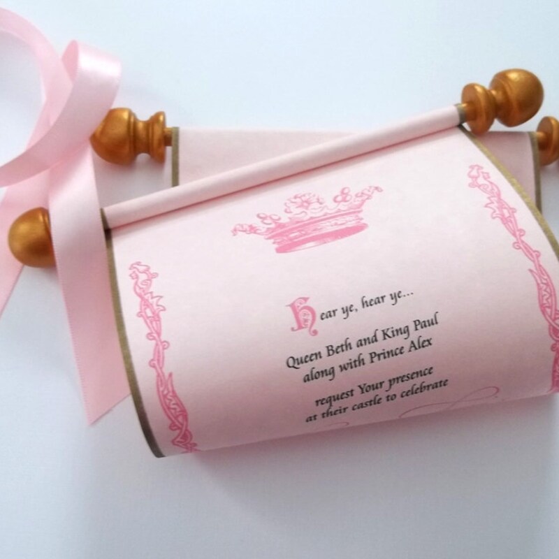 Fairy Scroll Invitation - Etsy