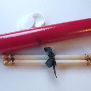 Santa's List of Nice Boys and Girls, 250 Names Scroll, Acorn Design ...