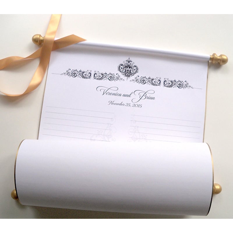 Wedding Scroll - Etsy