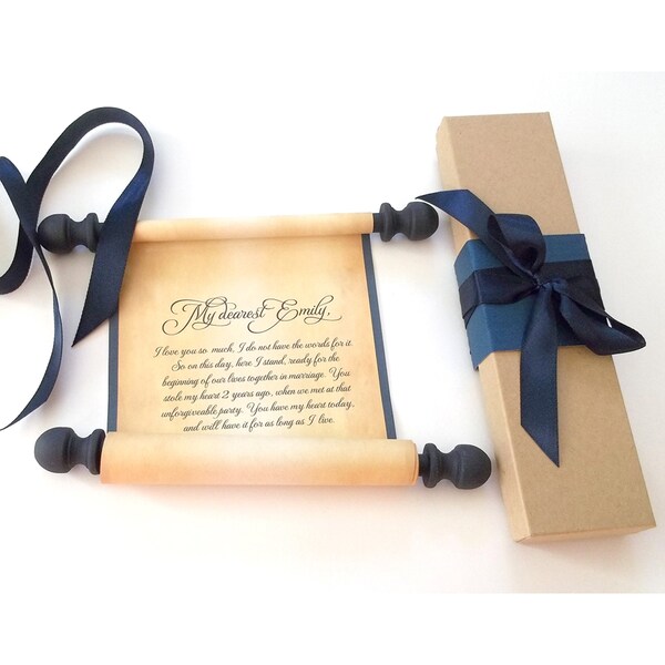 Wedding Scroll - Etsy