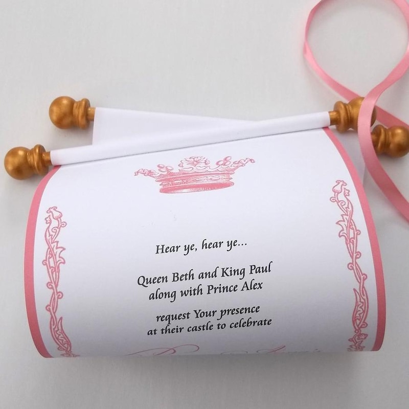 Scroll Invitations - Etsy