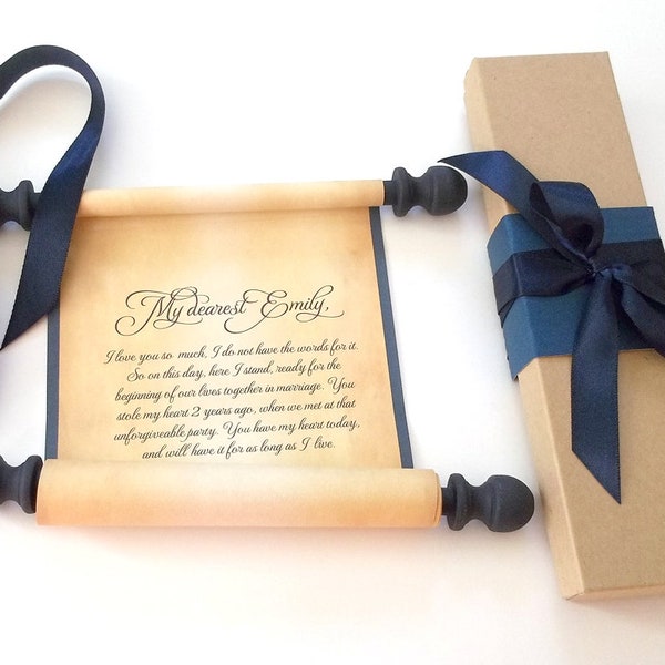 Wedding Scroll - Etsy
